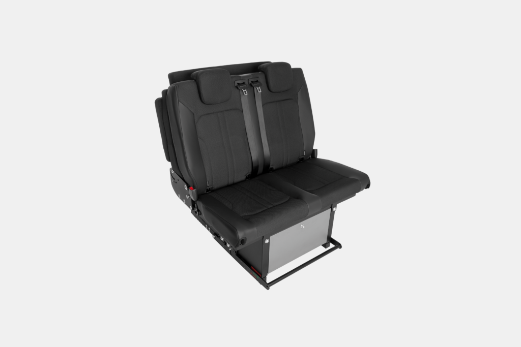 Smartbench Komfort „Montageart Sliding" - 2er Sitz- und Schlafbank ...